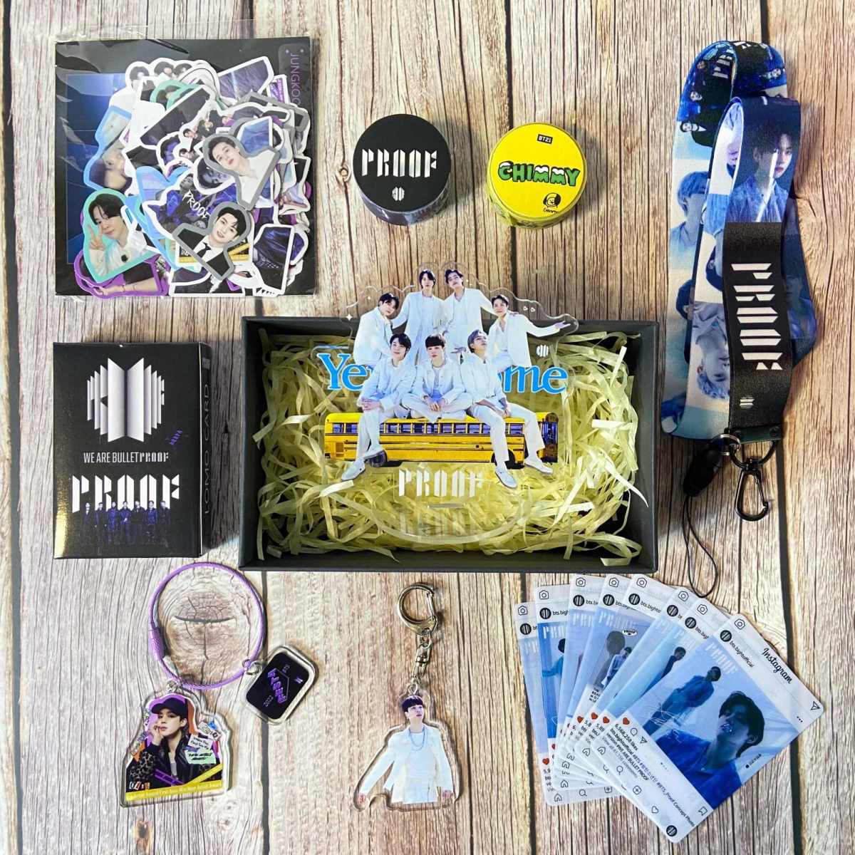 BTS Bullet-Proof Youth League New Album Proof Peripheral Support Gift ...