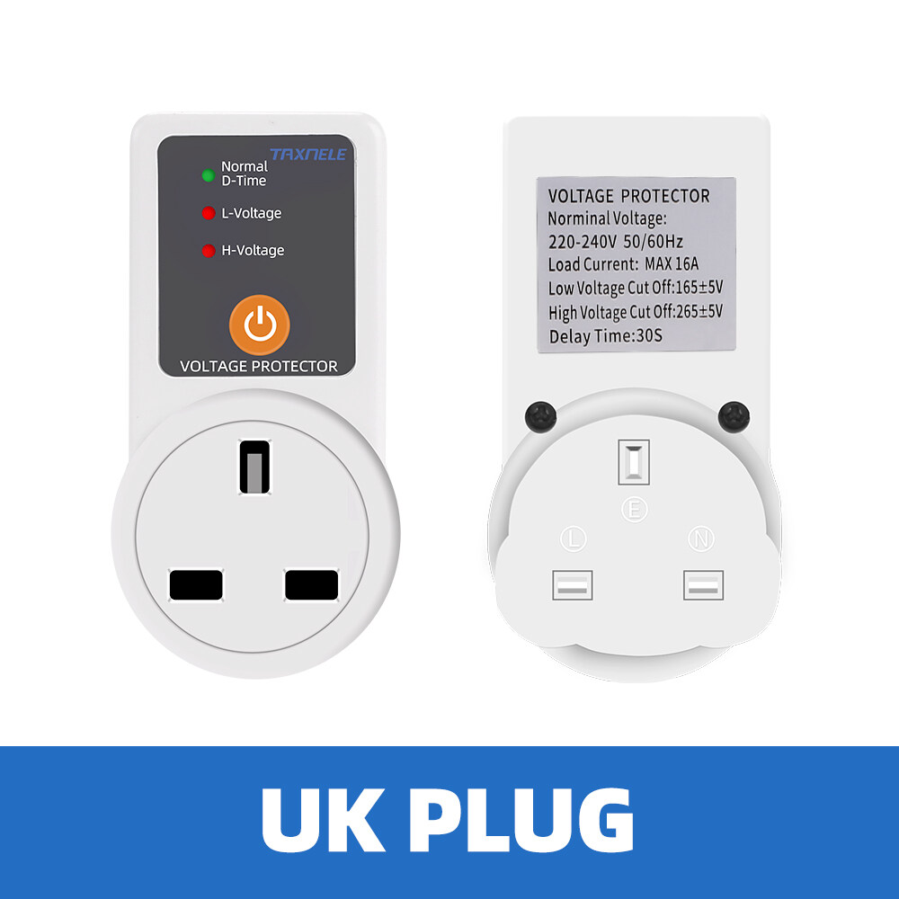 【FOOT SOFA】Automatic Voltage Protector Socket Switcher AC 220V 16A ...