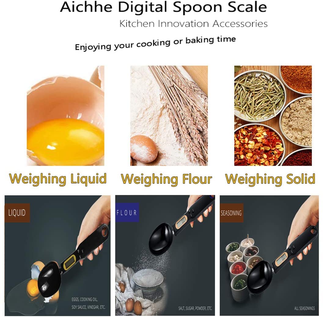 Digital Spoon Scale as Kitchen Scale Used for Coffee, Milk, Tea, Flour ...