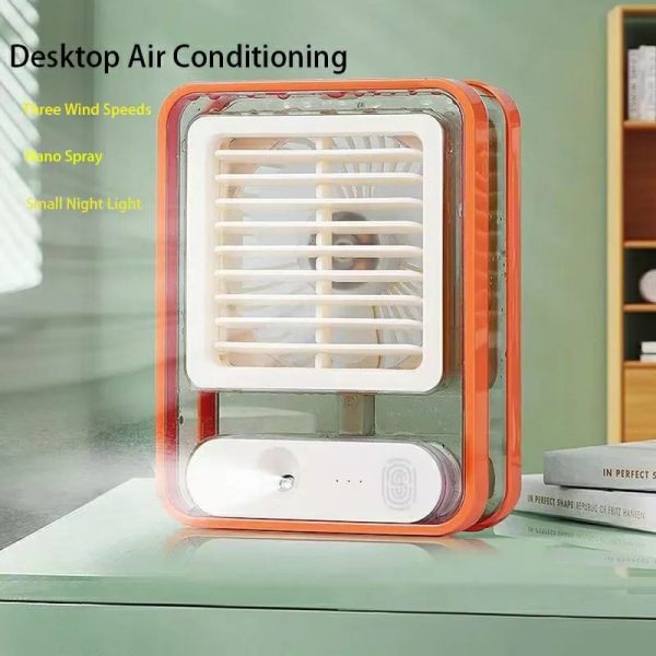 Portable Desktop Air Conditioner USB Mini Air Cooler Fan Water Cooling ...