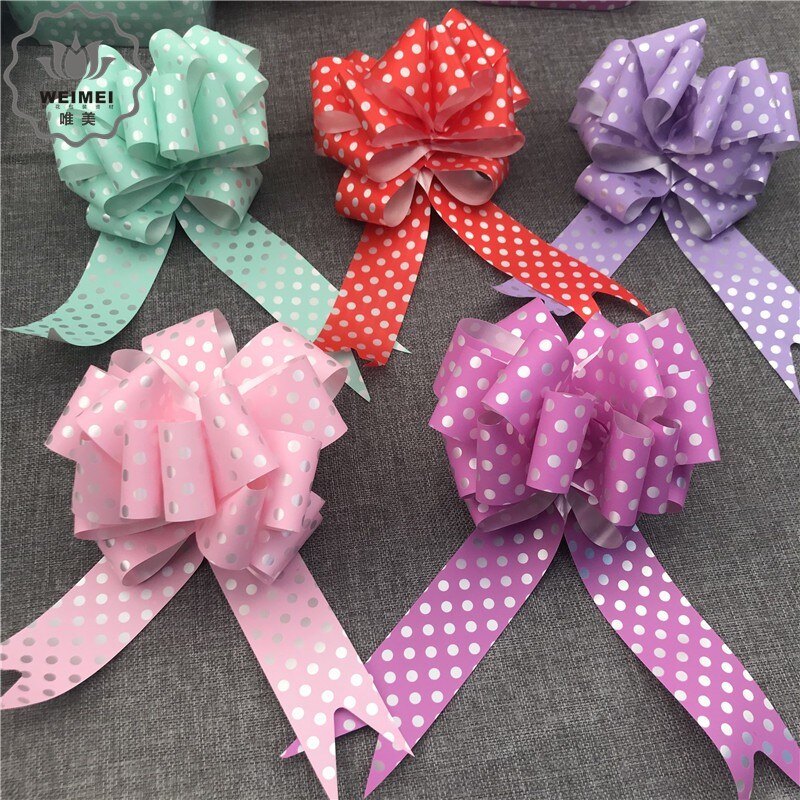 Multicolor Ribbon Bows 12-Pack Pull Bows For Gift Wrapping - 6 Inch ...