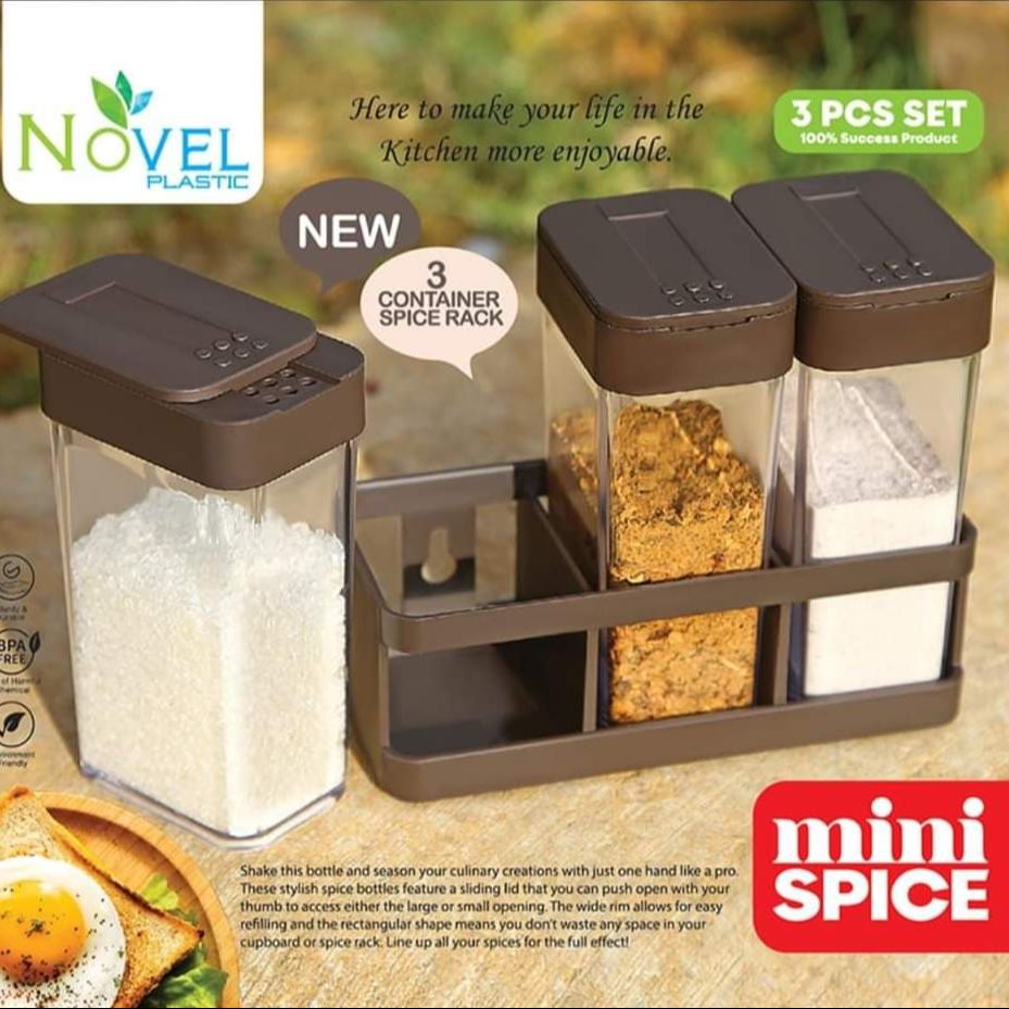 4 Pcs Set Spice Masala Plastic Storage box - Multipurpose Box Masala ...