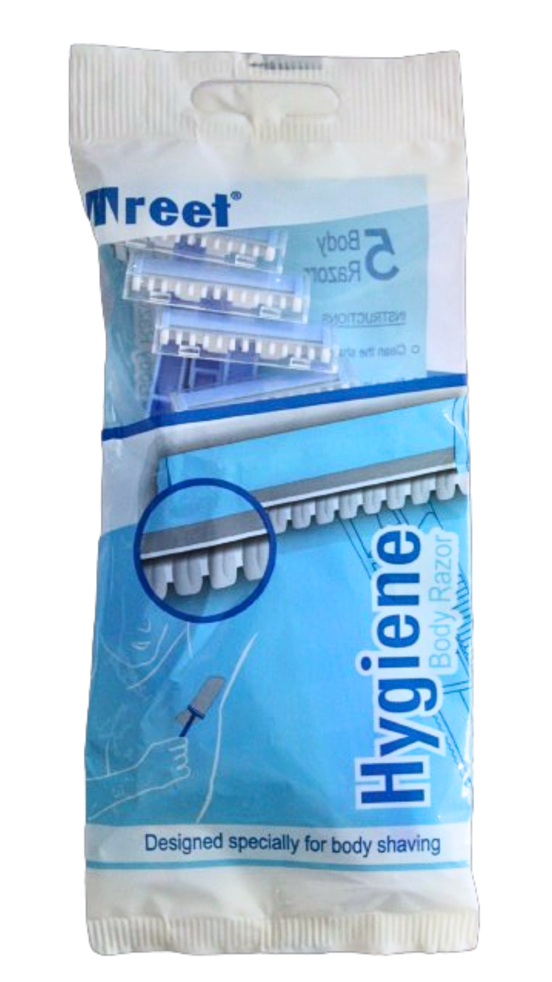 Treet Hygiene Single Blade Disposable Body Razor 5s Pouch | Daraz.pk