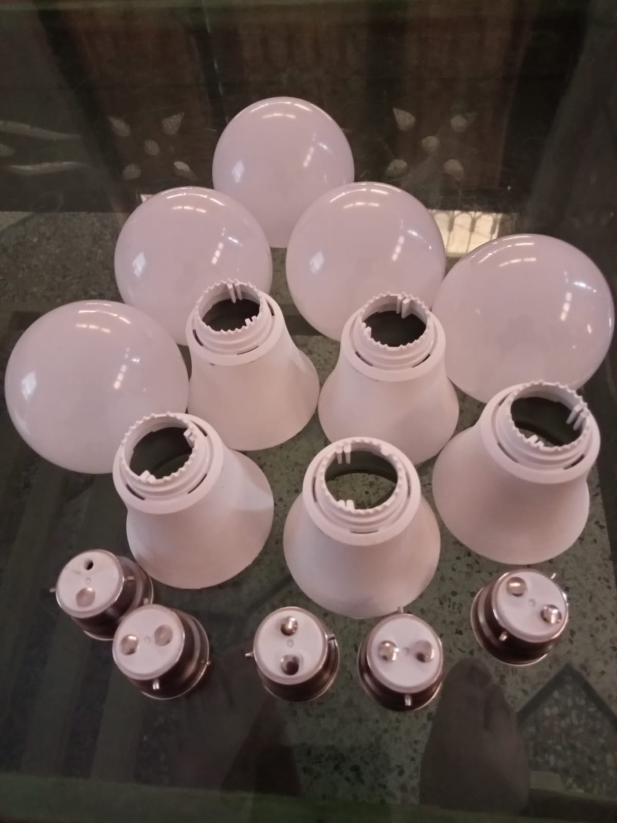 12w/13w LED Bulb cover pack of 5 peices. standard pin type cfl led bulb ...