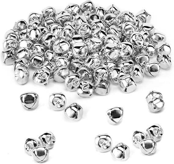 Ghungroo Jingle Bells, 100 GRAMS Mini Wedding Bells Small Metal Craft ...