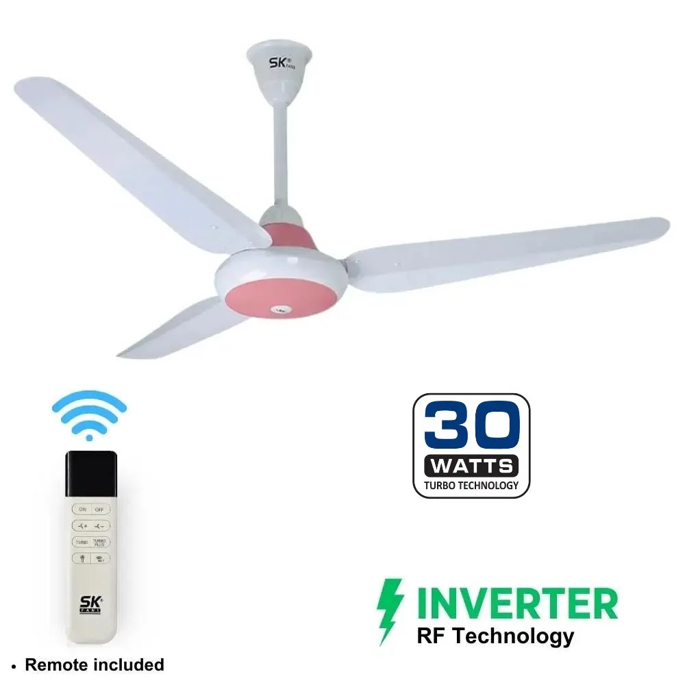 SK Inverter Ceiling Fan Super Deluxe Model Copper 56 Inch 30 Watts Brand Warranty | Daraz.pk