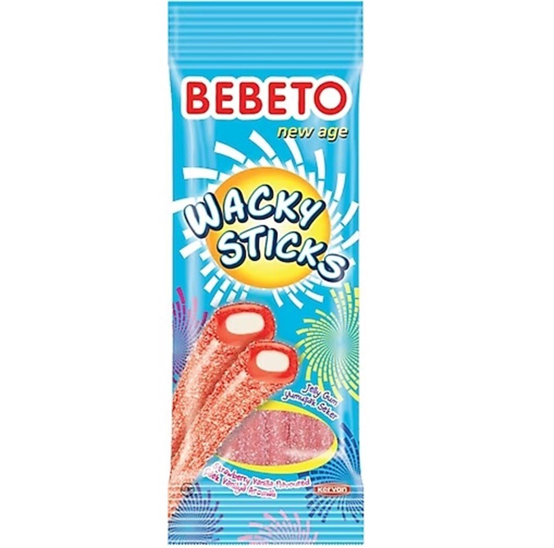 Bebeto Wacky Sticks Strawberry Vanilla Flavored 75 gm | Daraz.pk