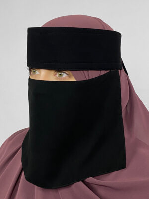 Short Length Saudi Niqab | Daraz.pk