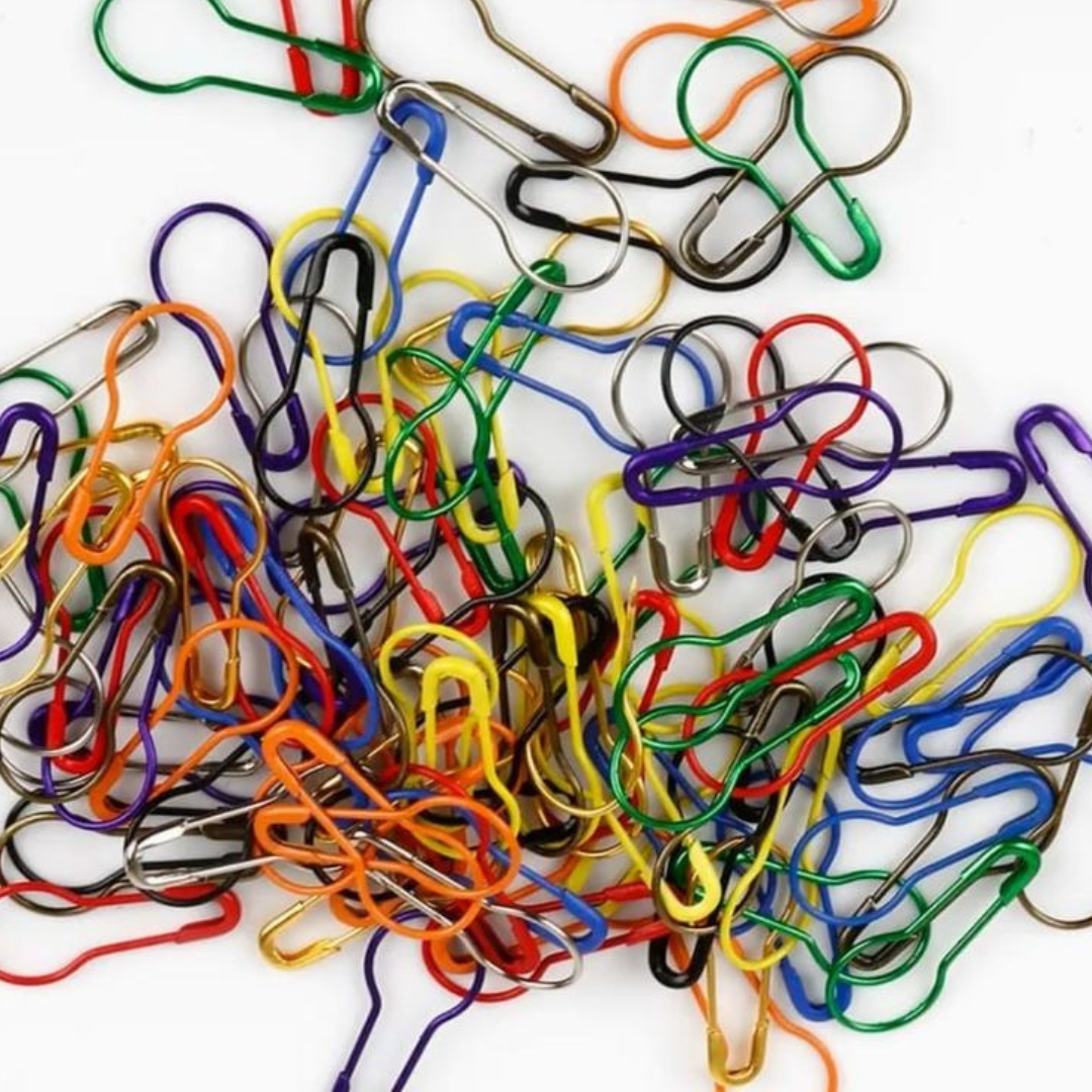 25 Colorful Pins with No Coiled Design, Ideal for Women's Muslim Hijab ...