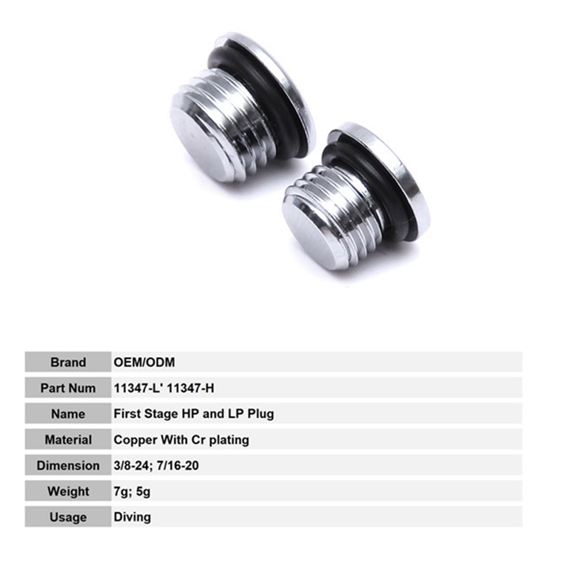 Scuba Diving 1St Stage Regulator HP High Pressure Port Plug | Daraz.pk