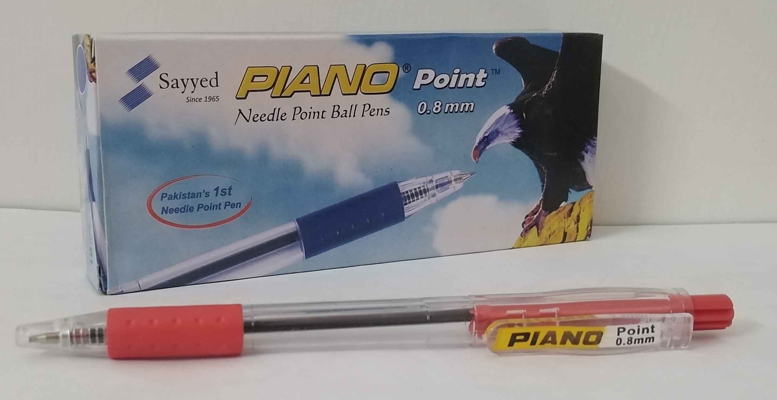 Ball Point Piano Point Grip, 0.8 Blue Black Red Green Piano Point -0.8 ...