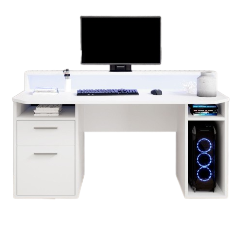 Haq furniture white computer table | Daraz.pk
