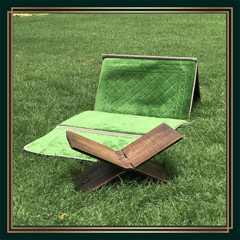 Folding Baithak Janamaz with Back Rest | Daraz.pk