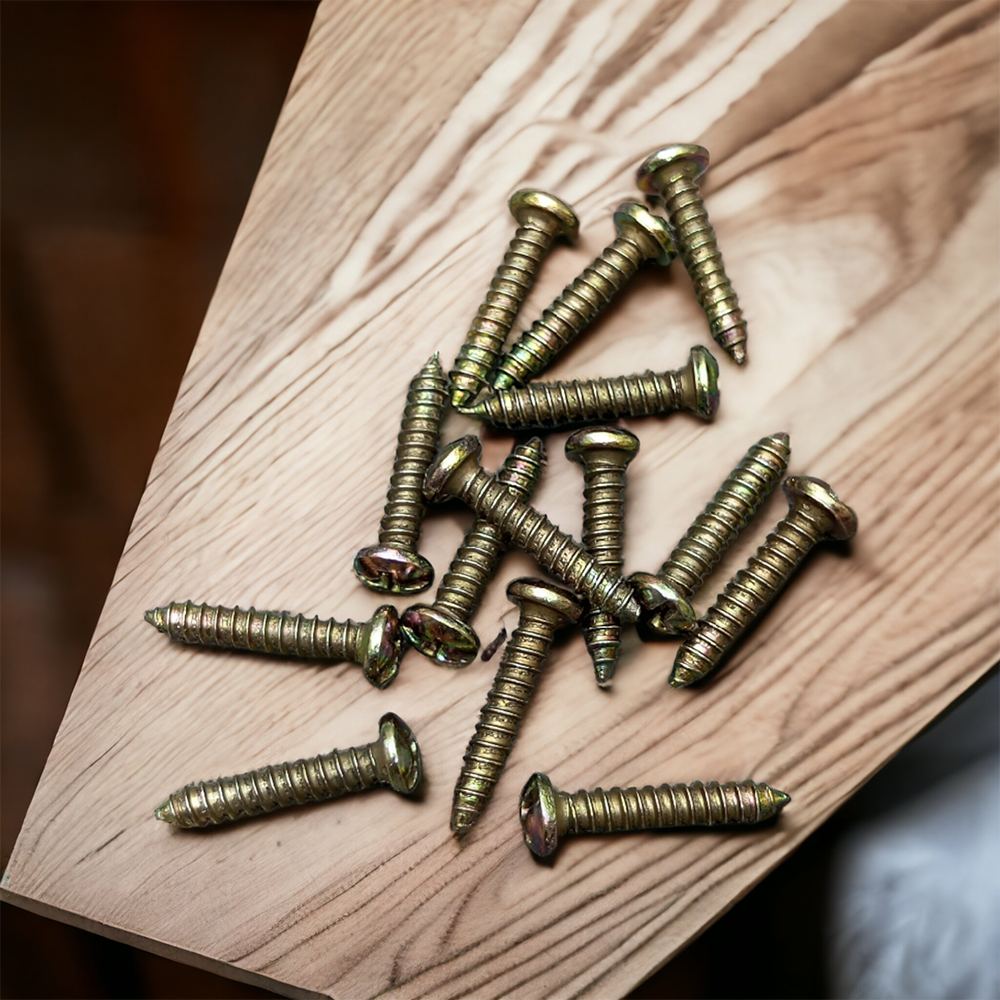 Pack of 100 - 6 Number 0.75" inch Self Tapping Screws 6 No 3/4" inch ...