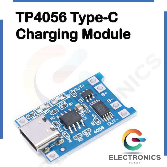 TP 4056 Charging Module | 18650 Lithium battery Charger Type C With ...