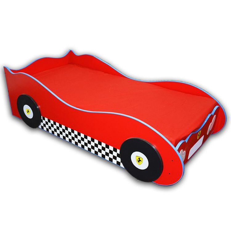 Furnishoo Kids Racing Car Bed - Kids Bed - Red Car Bed | Daraz.pk