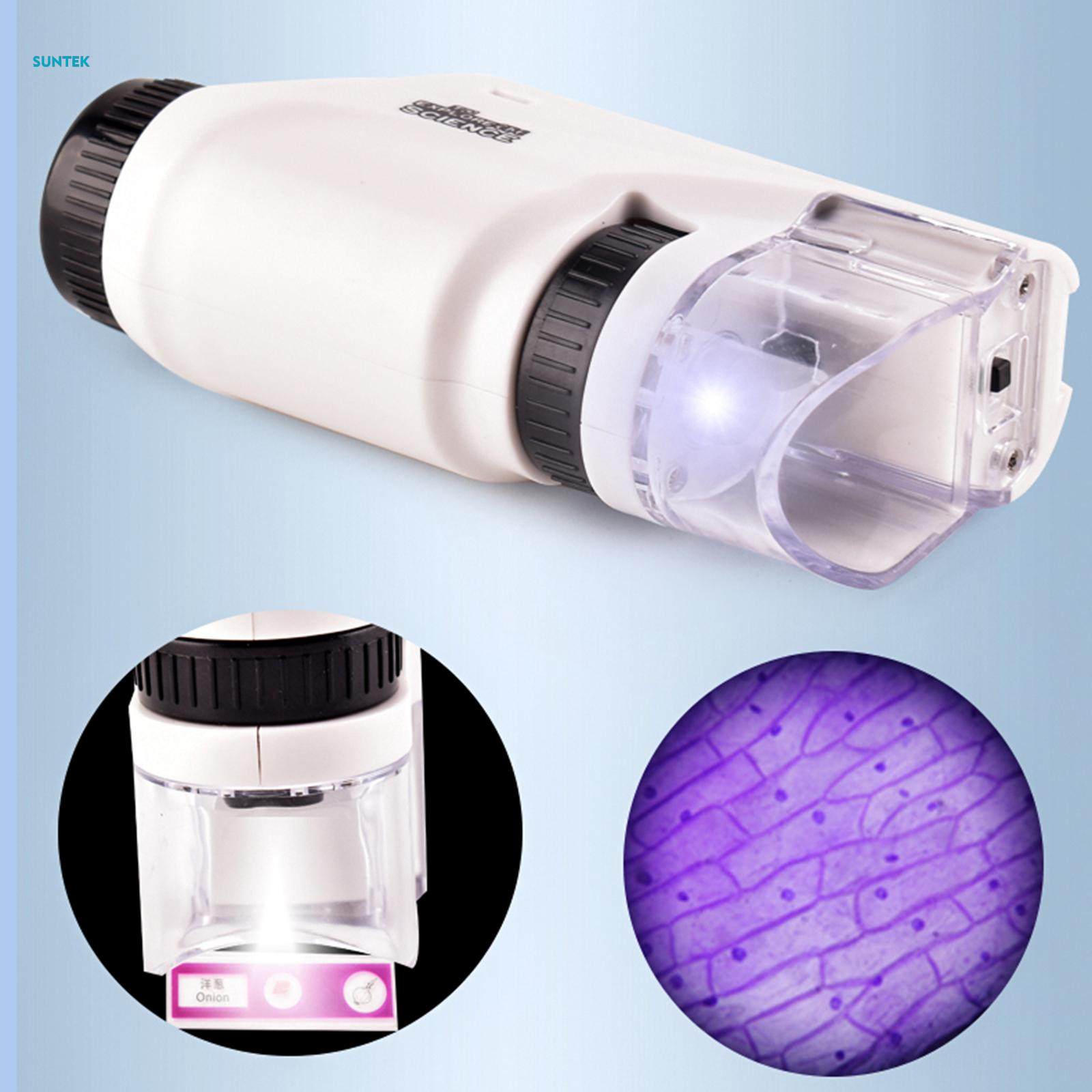 Portable Handheld LED Microscope for Kids Plants Natural Exploration ...