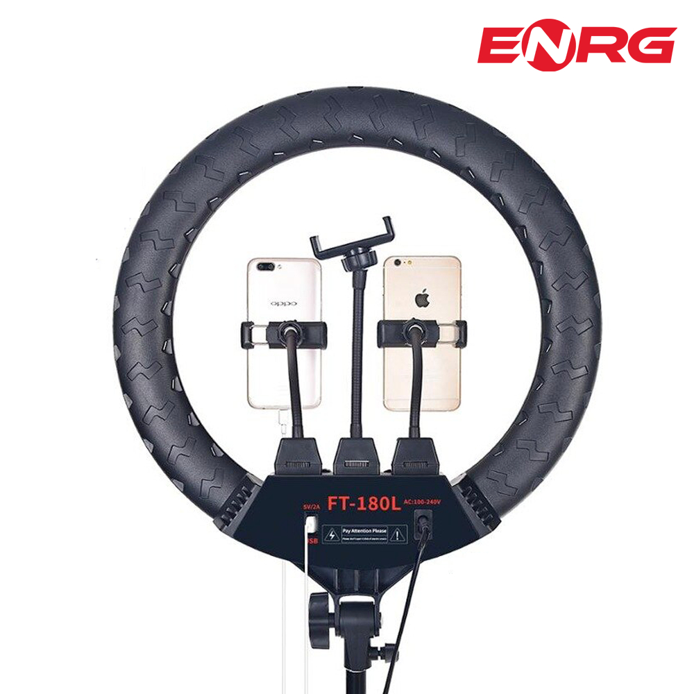 Energy - ENRG 22 inch / 56 cm Dimmable Ringlight with 7ft Metal Stand ...