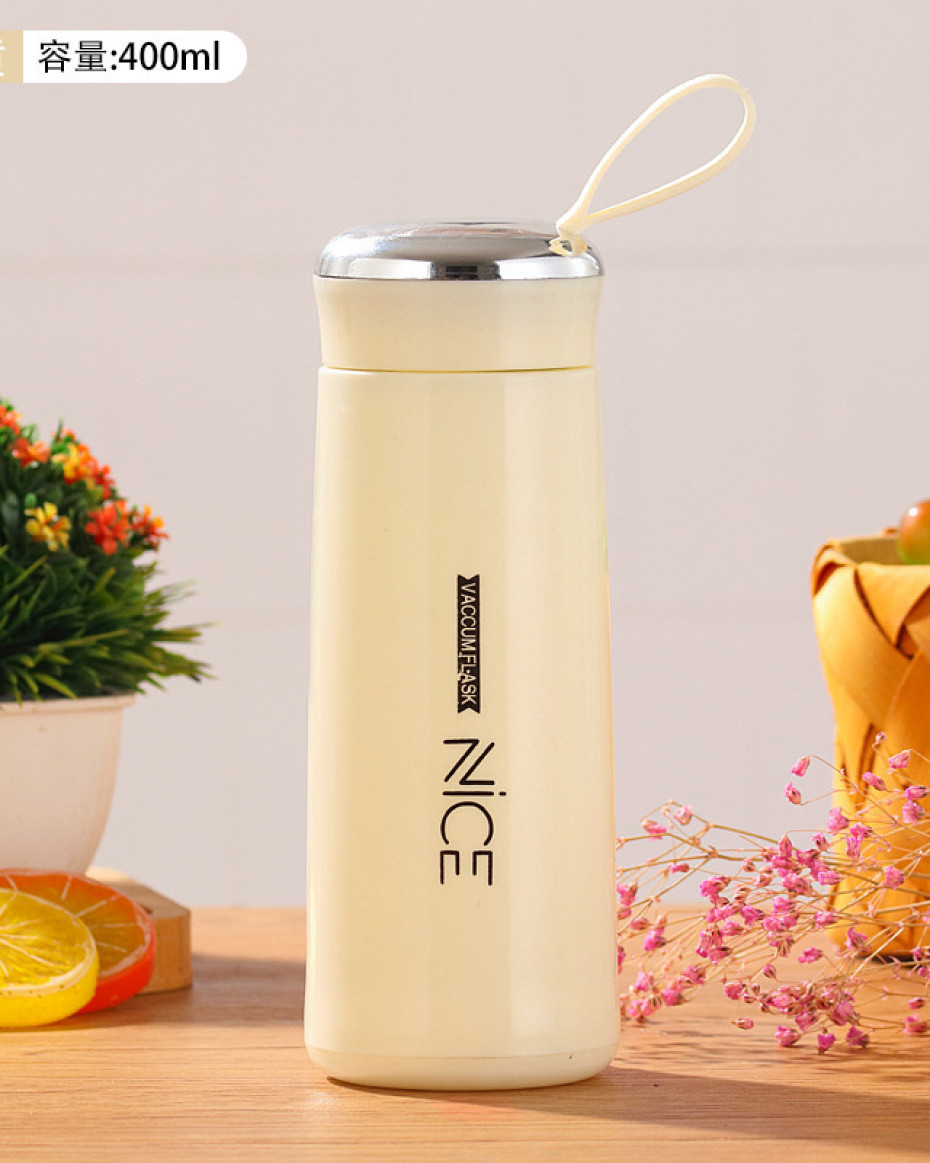 400ML Vacuum Flask Leak-proof Double Wall Stainless Steel Vacuum ...
