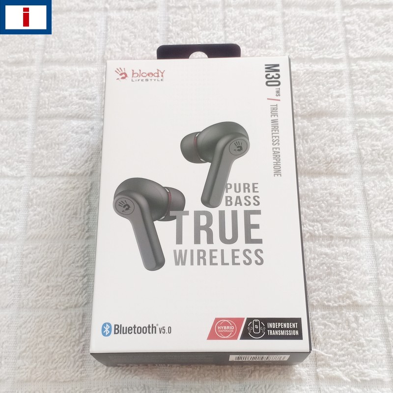A4tech Bloody Bluetooth Earphones M30 - Charging Box - TWS - Upto 22h ...
