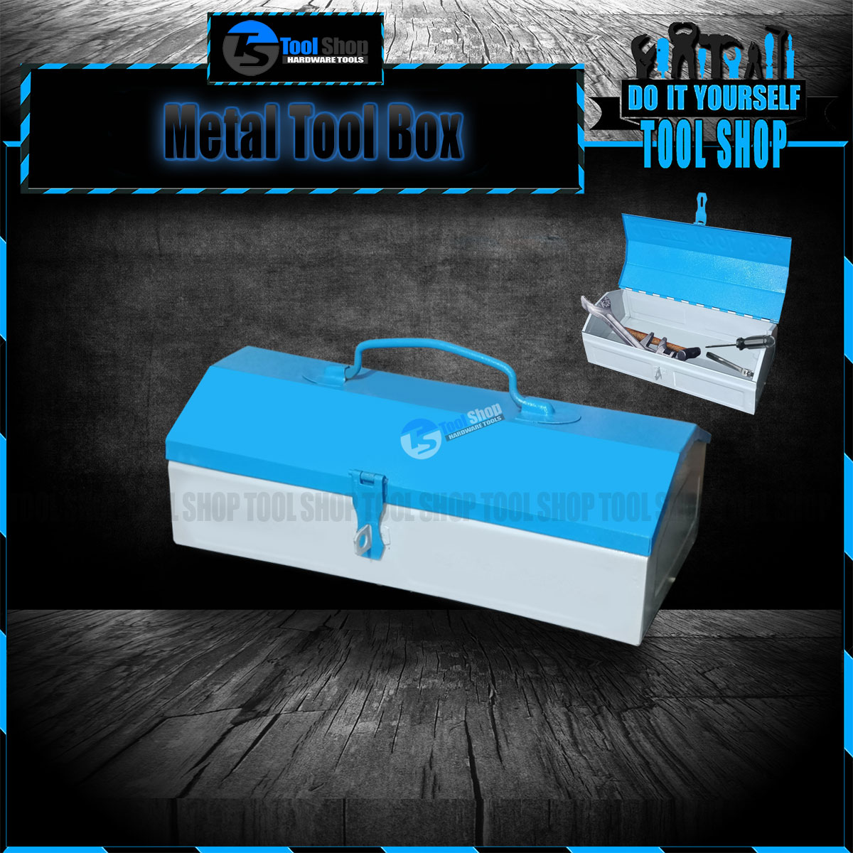 Metal Tool Box - 13 Inch. | Daraz.pk