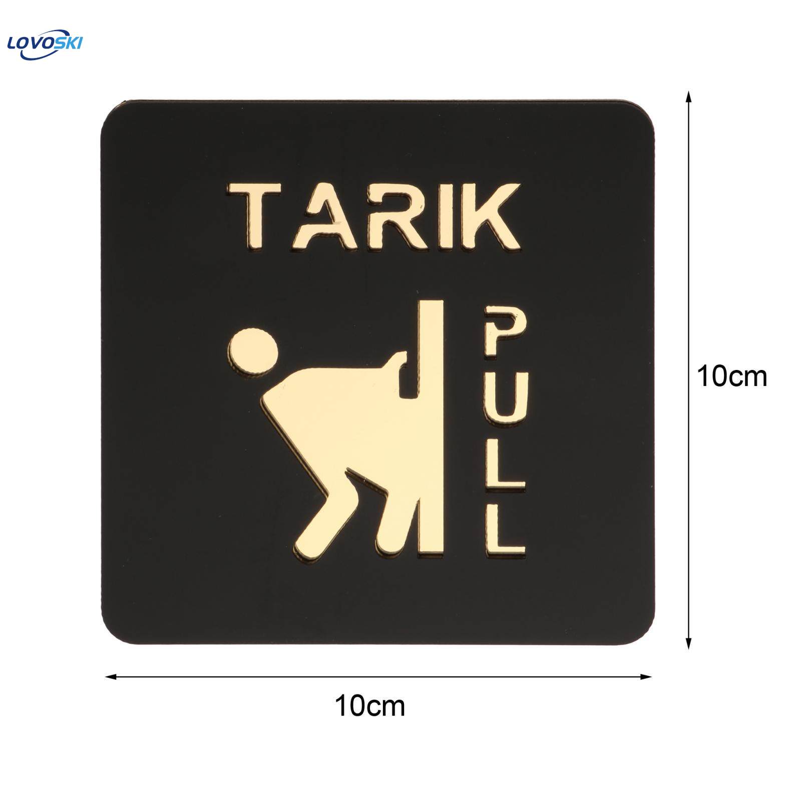 Doors Push Pull Signs Symbol Door Sign for Indoor Outdoor Shop Bars ...