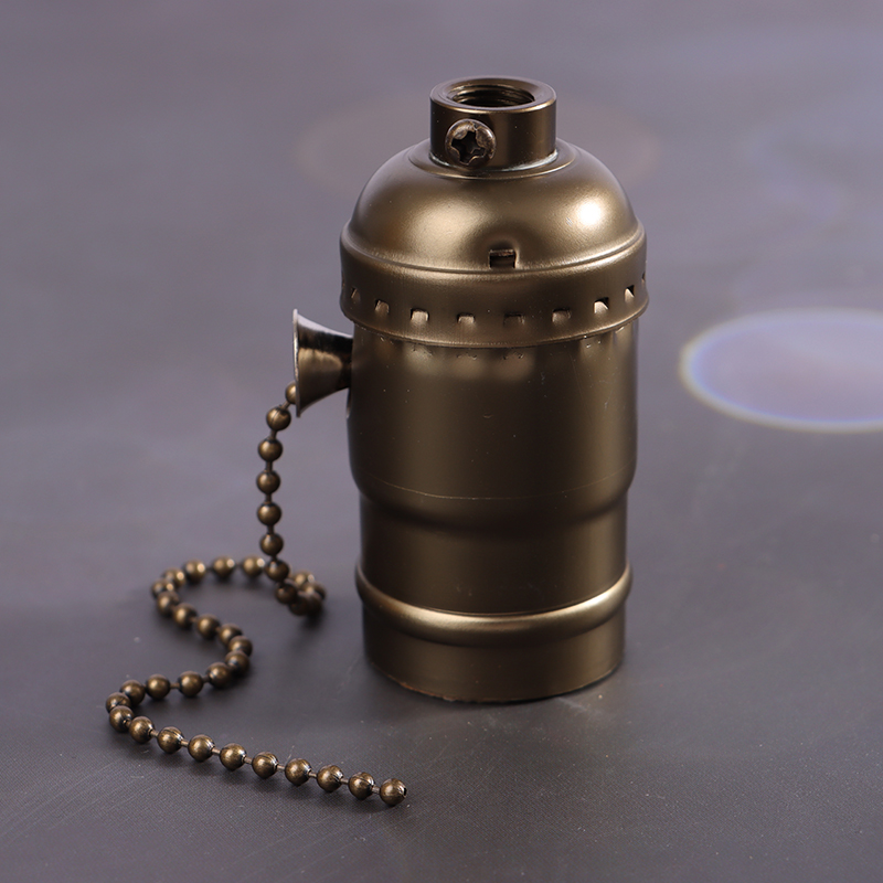 1Pc Vintage E26 E27 Aluminum Retro Antique Lamp Base Holder Screw ...