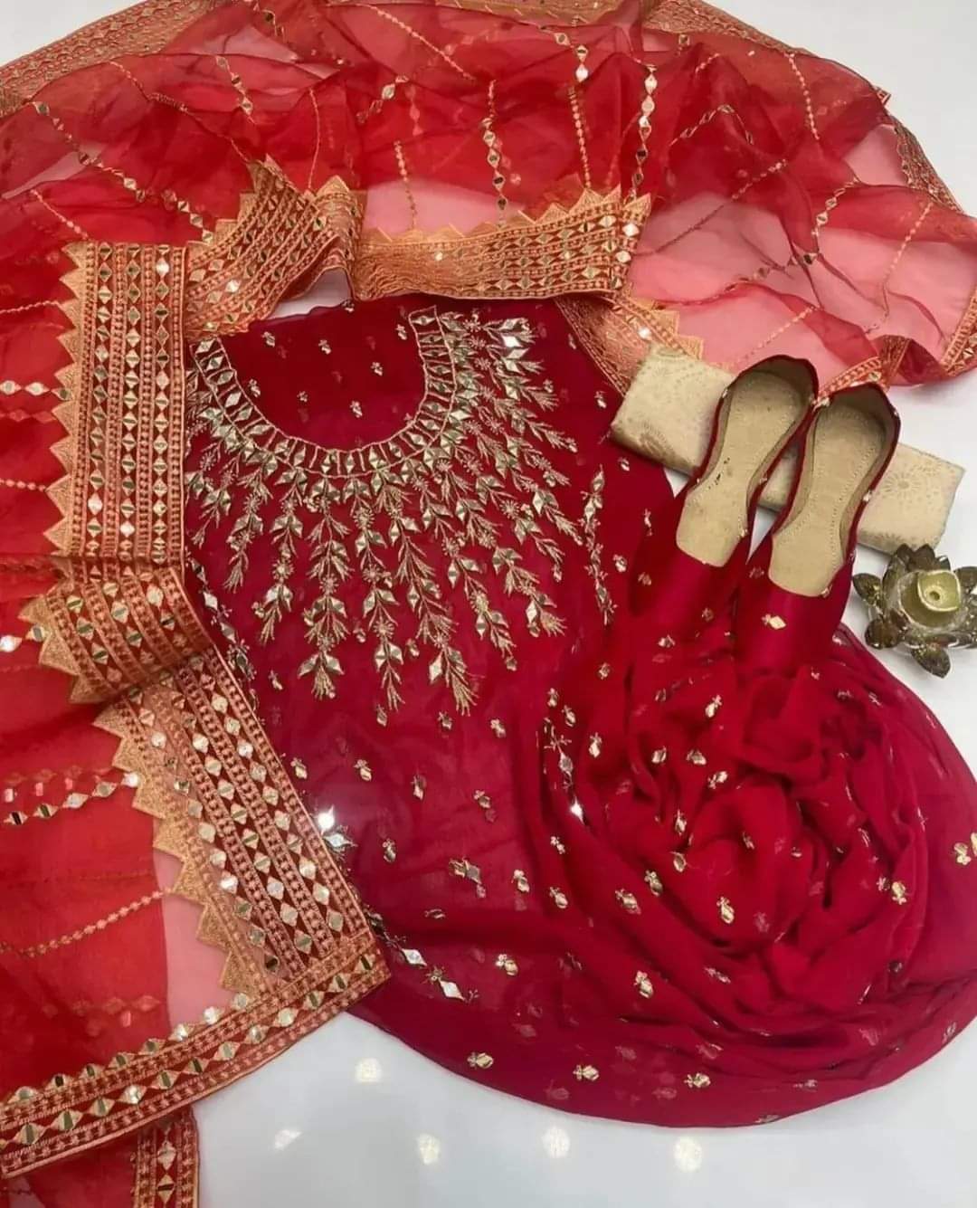 New fabulous collection - Chiffon booti work shirt, Masoori trouser ...