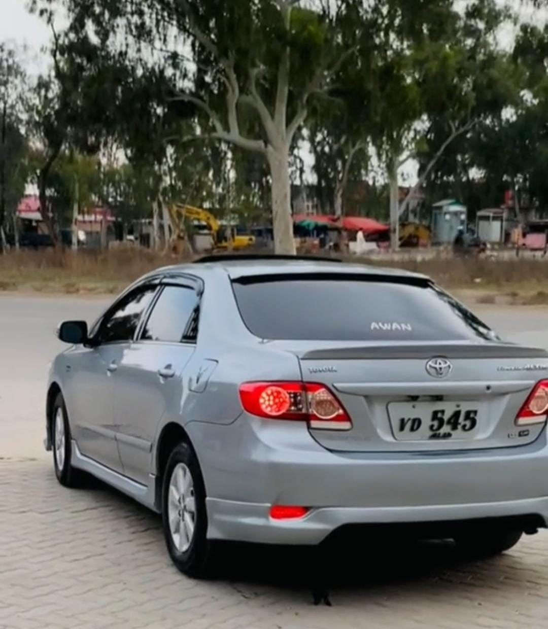 Toyota Corolla Full Body Kit (Front Back Spliter Side Skirts foot Board ...