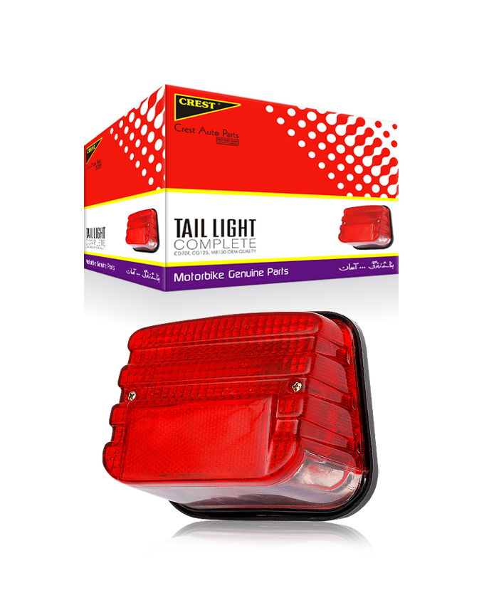 TAIL LIGHT COMPLETE CD70F, CG125, MB100 OEM QUALITY (BOX PACK) 92 | Daraz.pk