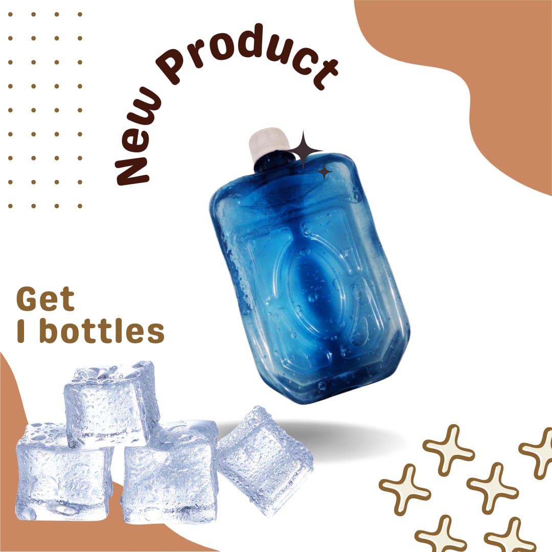 Refreeze able ice pack (pack of 1) gel bottle for DC & AC Room cooler ...