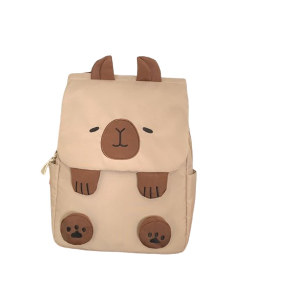 Large Capacity Capybara Plush Backpack Kawaii Animal Capybara Shoulder ...