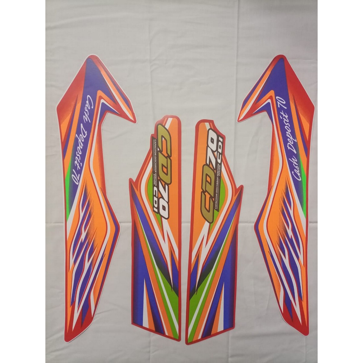 Tanki Tapa Sticker 2020 Model Honda 70 ( COMPLETE SET ) | Daraz.pk