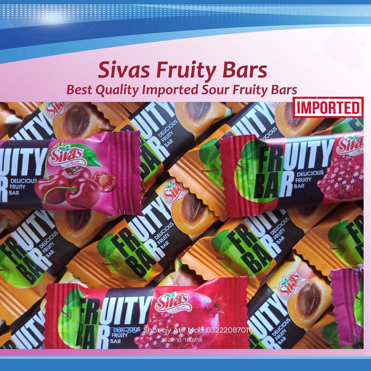 Sivas Fruity Bar / 1 Kg (95 to 105 Pcs) / Fruity Bar Sivas Mix Fruit ...