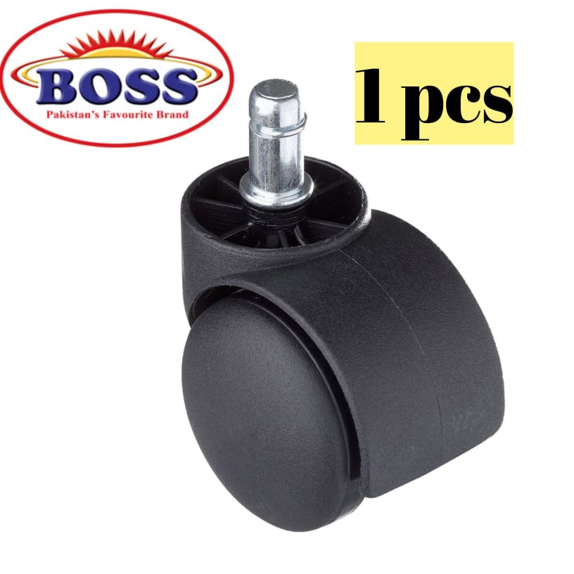 caster / wheel - 1 piece -for all kinds of revolving chairs | Daraz.pk
