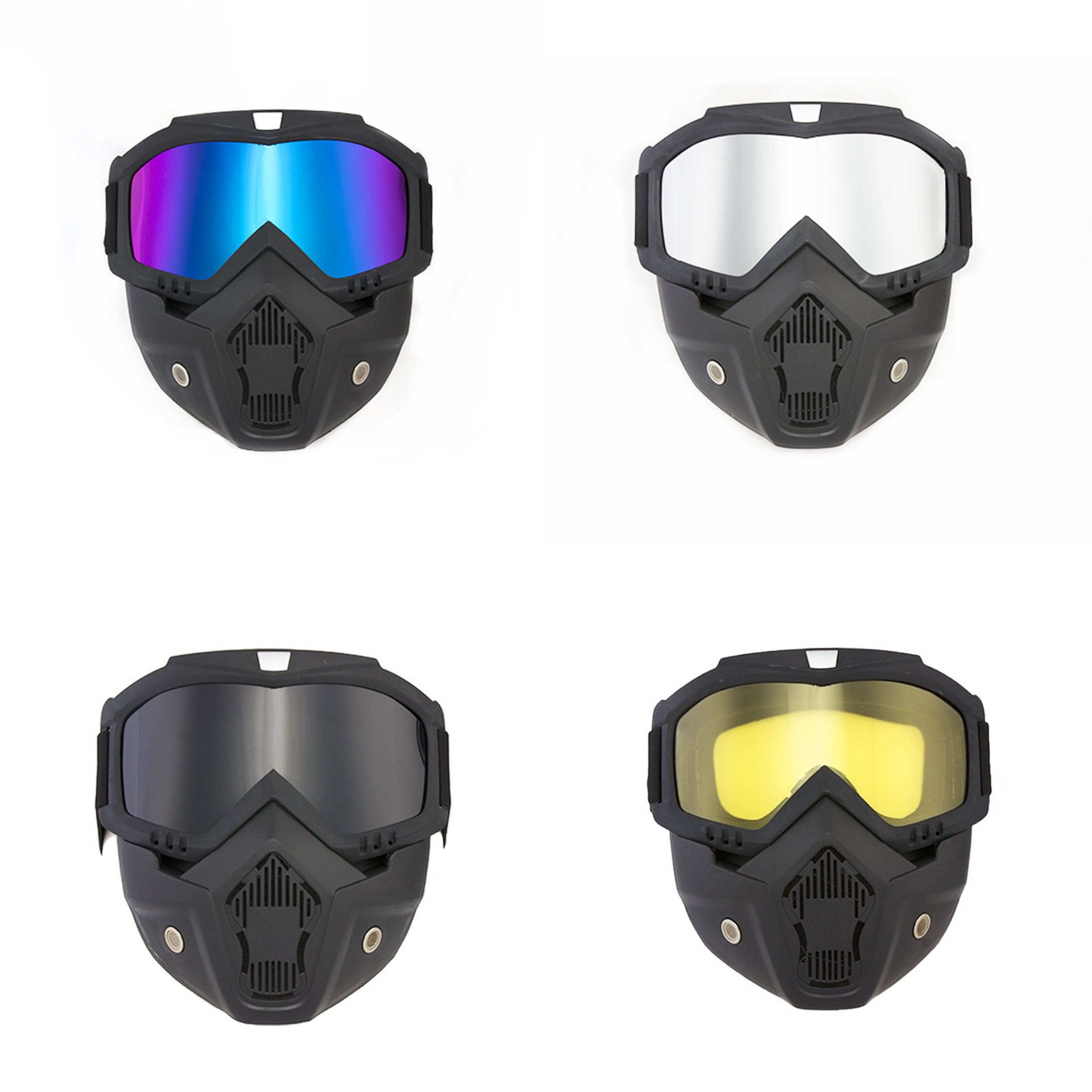Face Helmet Mask for Bike Riders with Glasses | Anti Dust Masks for ...