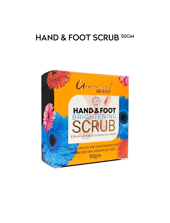 Glamorous Face Hand & Foot Scrub, Exfoliating Body, Face, Hand, Foot ...