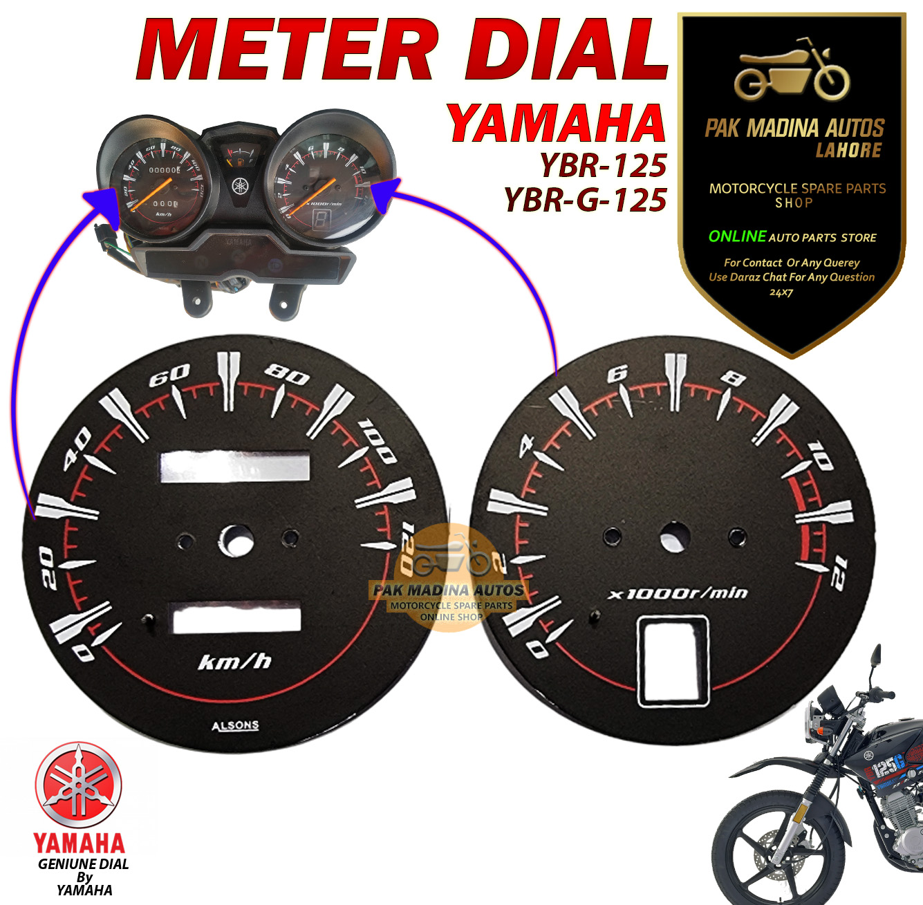 METER DIAL YAMAHA | Daraz.pk: Buy Online at Best Prices in Pakistan ...