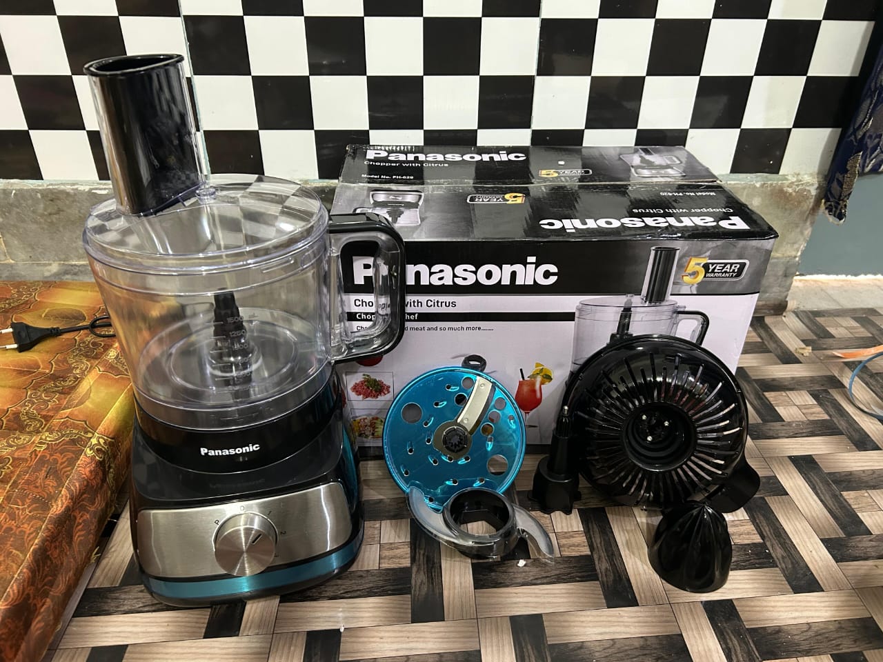 Panasonic 4-in-1 Food Chopper & Processor – Powerful Multi-Function ...