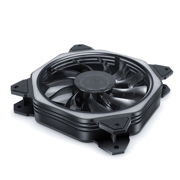 cpu rgb computer fan with speed adjustment led lights silent remote ...