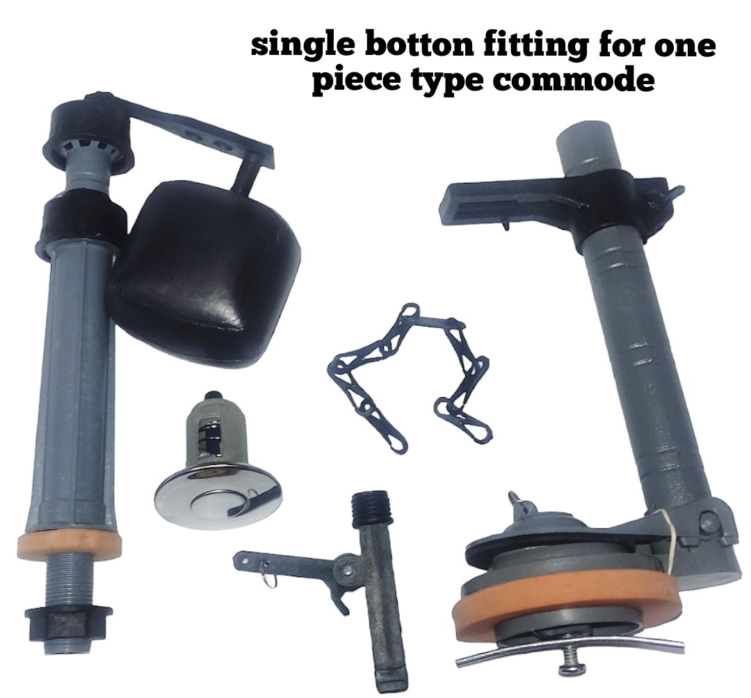 Flush tank fitting commode toilet tank parts for one piece and two ...