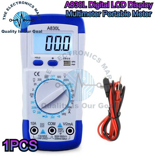 A830L Digital LCD Display Multimeter Portable Meter In Pakistan | Daraz.pk