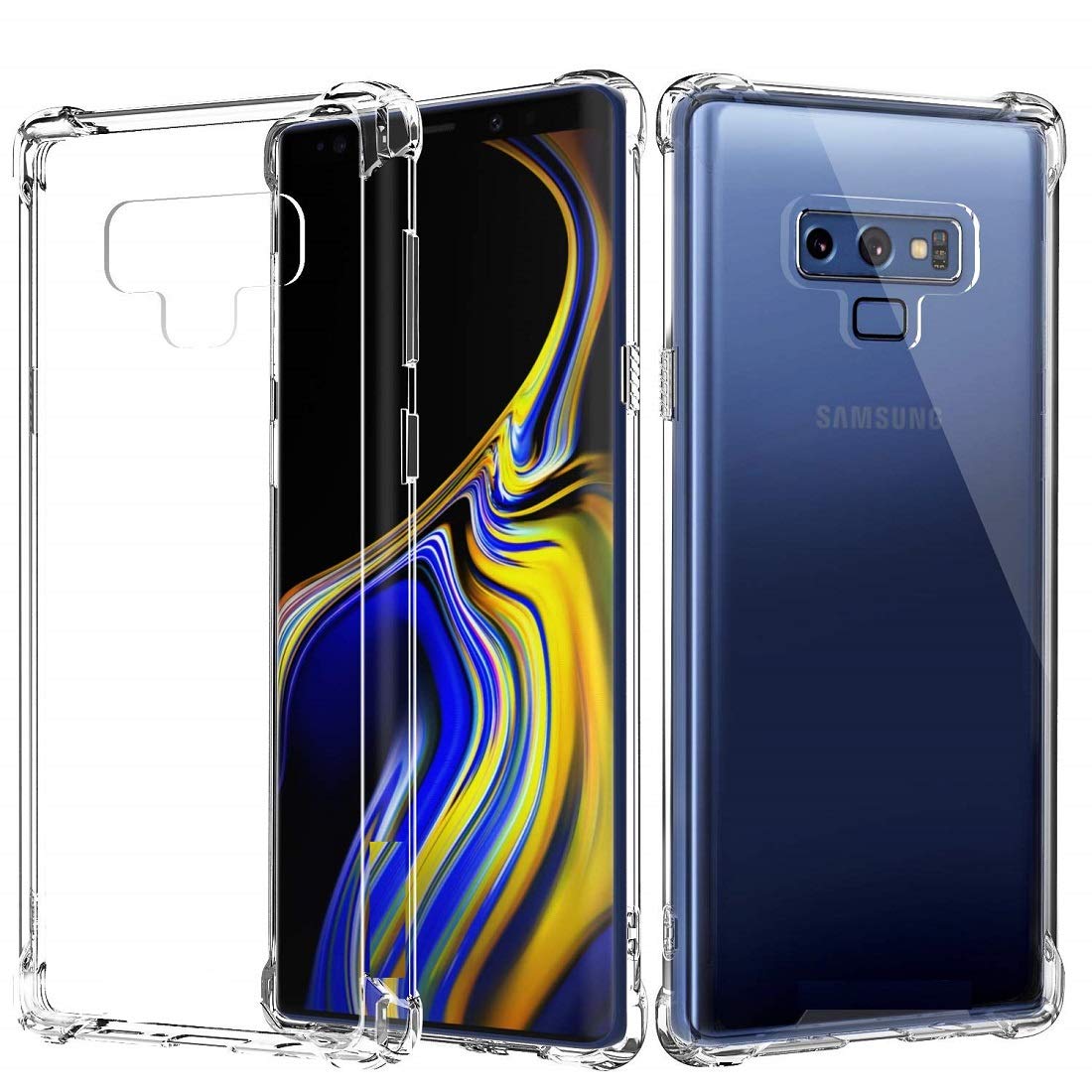 Quick Fast Samsung Galaxy Note 9 Back Cover Transparent Extra Bumper ...