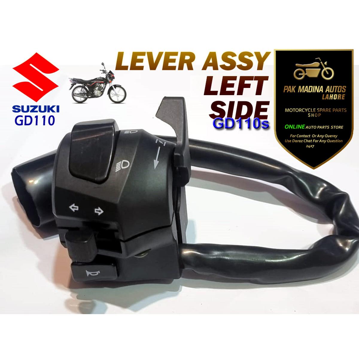 Suzuki GD110 LEVER ASSEMBLY LEFT SIDE | Daraz.pk