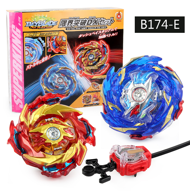Beyblade Burst Set B174 B174E LIMIT BREAK DX Set HYPERION BURN&HELIOS ...