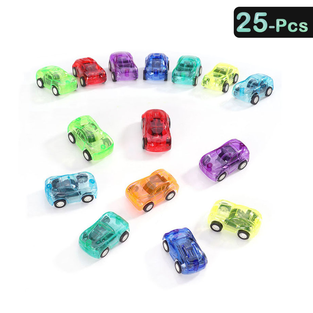 Crystal Candy Color Mini Tiny Pull Back Car Toy For Kids Boys Girls ...