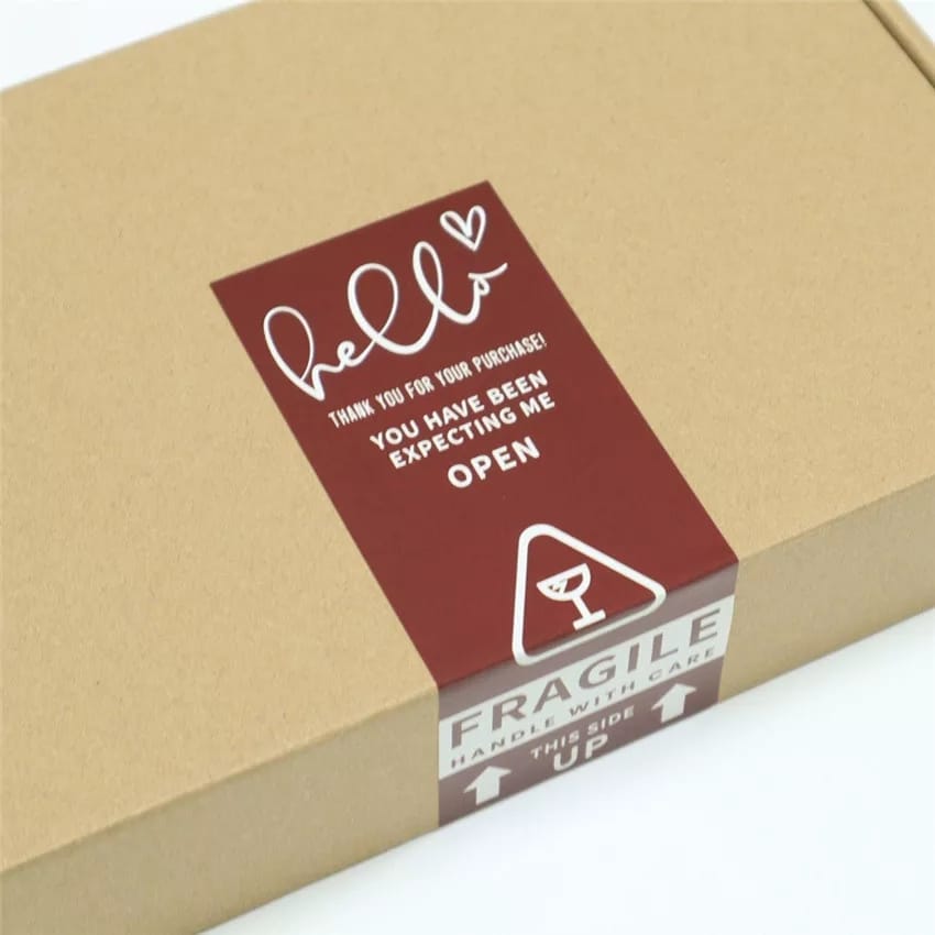 50 Pcs Thank You For Purchase Stickers Fragile Handle With Care Labels ...