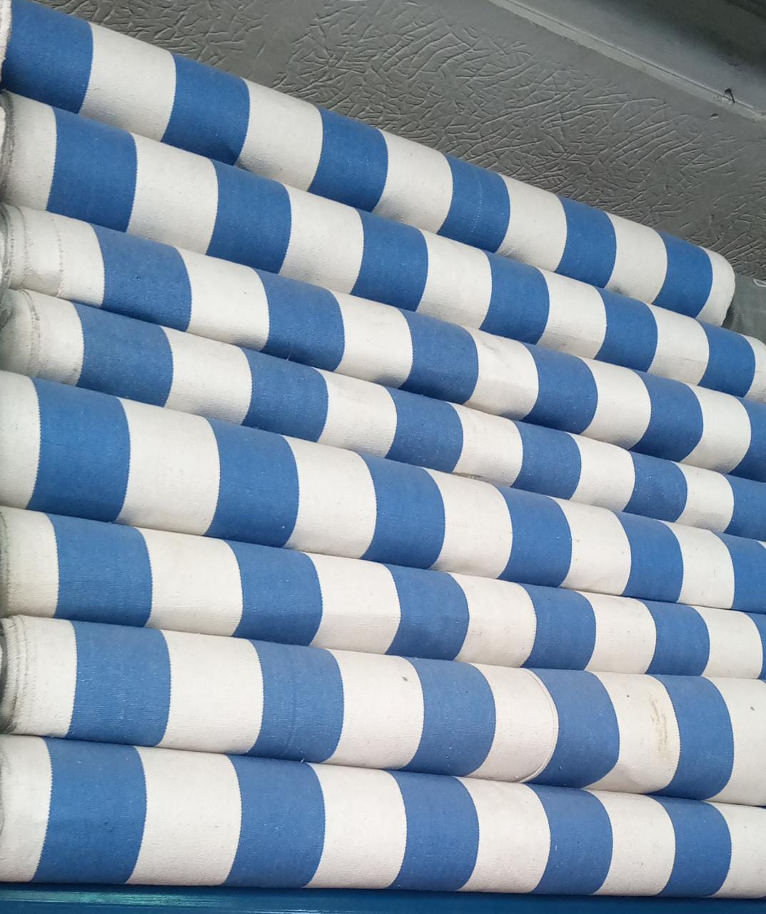 Canvas Tarpal ,Strips design, 100% waterproof,Used for sun shade and ...