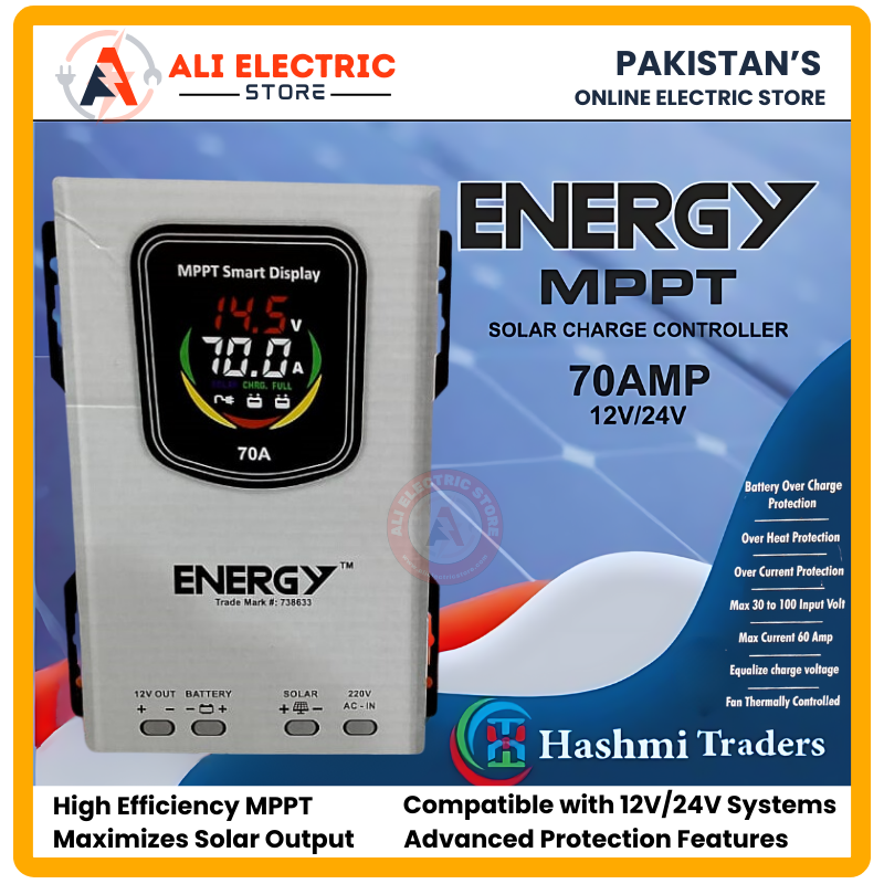 MPPT Solar Charge Controller 70A | Daraz.pk
