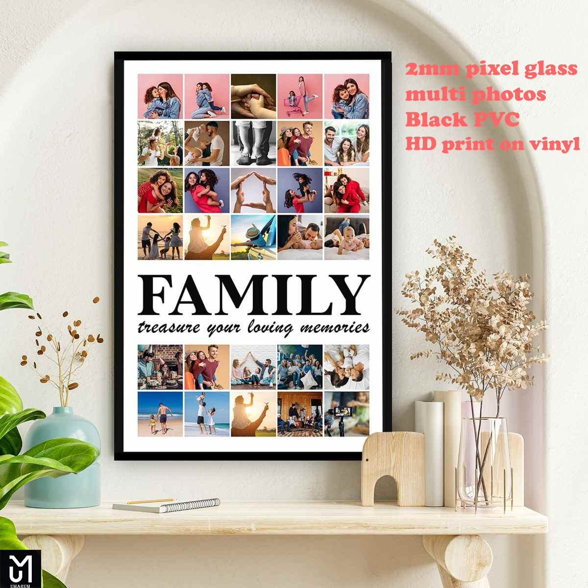 Family collage frame customize photo frame multi photos wall frame by ...